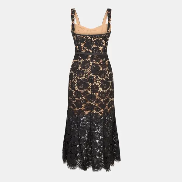 SELF-PORTRAIT Lace Midi Dress