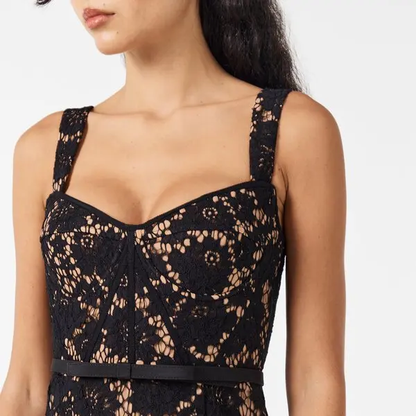 SELF-PORTRAIT Lace Midi Dress