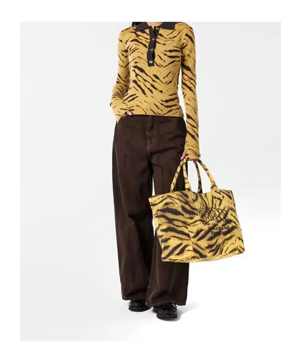 GANNI Xxl Logo Tote Bag
