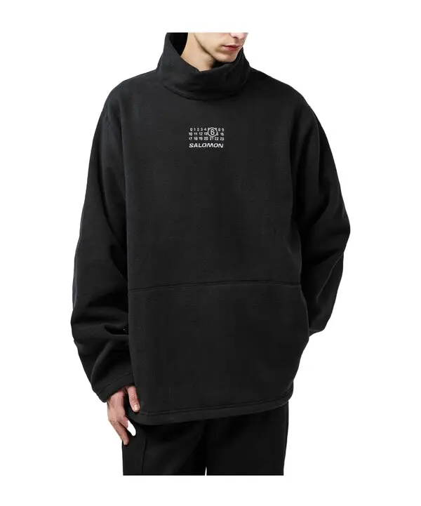 MAISON MARGIELA High Neck Fleece Pullover