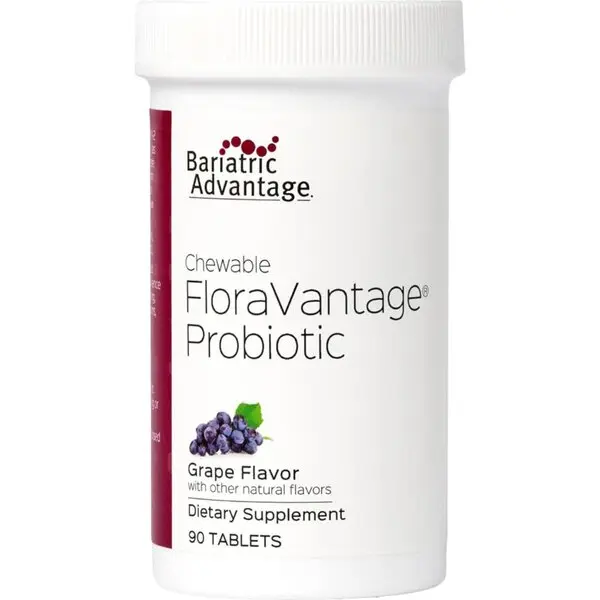 BARIATRIC ADVANTAGE Chewable Probiotic Supplement 10 Billion Cfus Digestive Support 90 Count