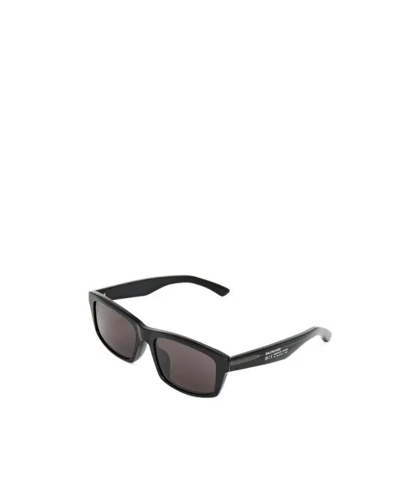 Balenciaga Rectangular Uv Protective Sunglasses - Black