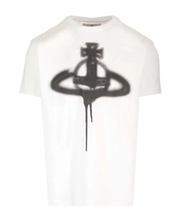 VIVIENNE WESTWOOD Spray Orb Print T-shirt - No