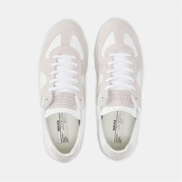 MAISON MARGIELA Lace-up Low-top Sneakers - White