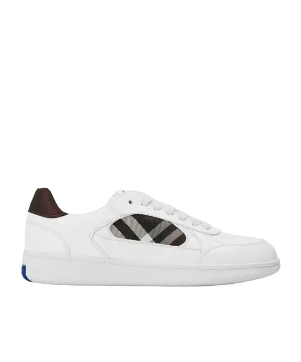 Burberry Terrace" Sneakers With Iconic Check Detail