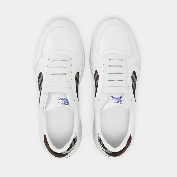 Burberry Terrace" Sneakers With Iconic Check Detail
