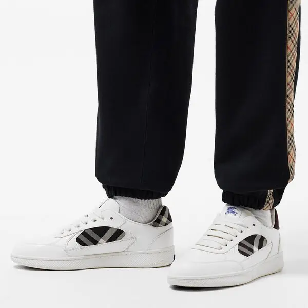 Burberry Terrace" Sneakers With Iconic Check Detail