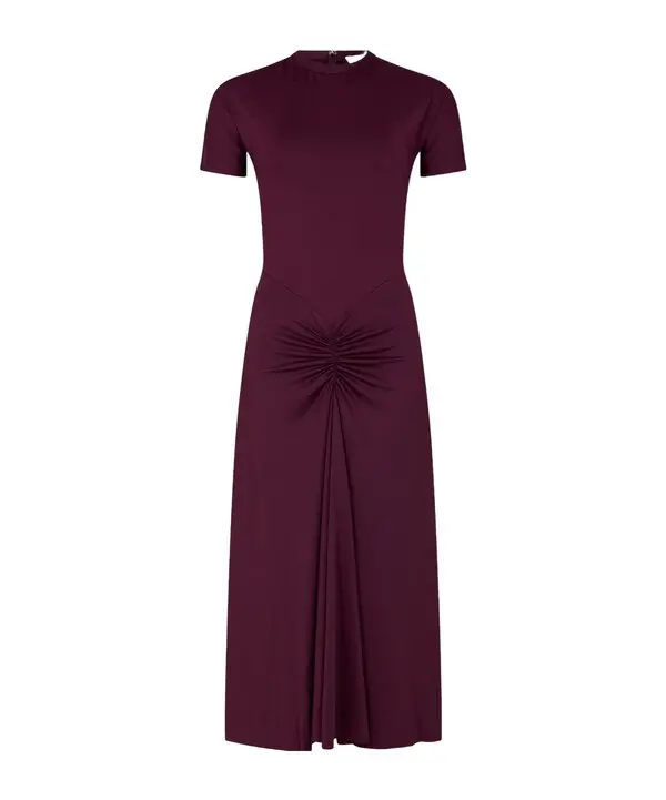 Victoria Beckham A-line Midi Dress With Gathered Detail