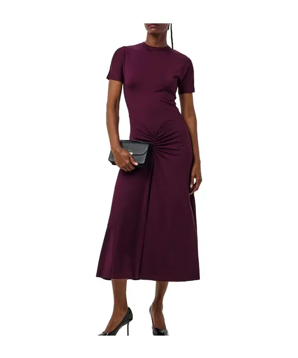 Victoria Beckham A-line Midi Dress With Gathered Detail
