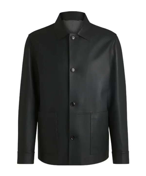 Hugo Boss Leather Jacket