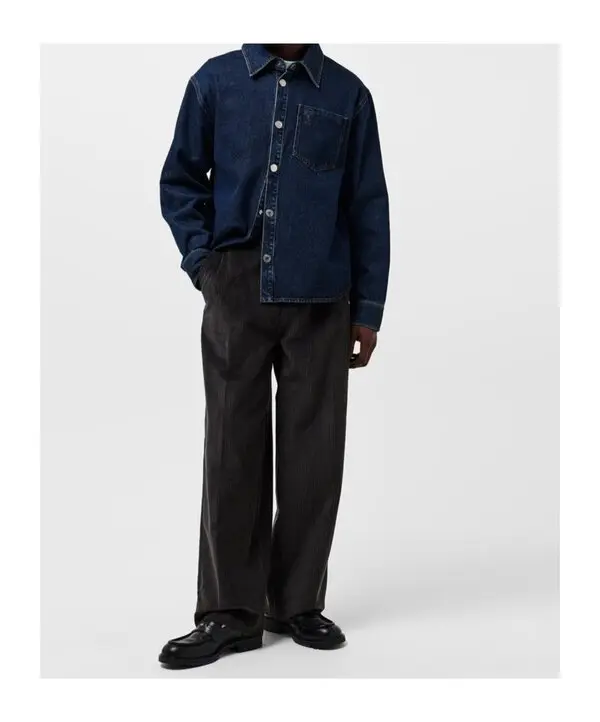 AMI Paris Long-sleeve Denim Shirt