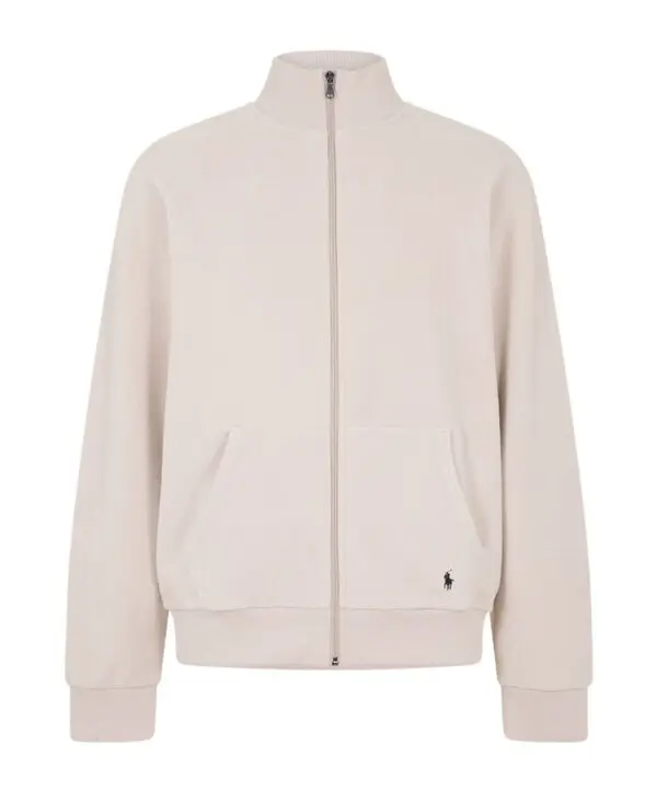 Polo Ralph Lauren Zip-up Fleece Mock Neck Top - No