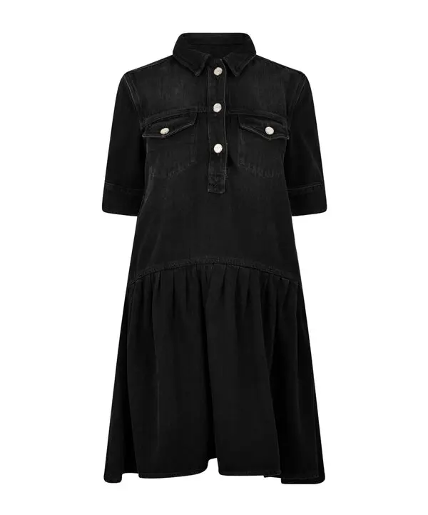 GANNI Button-up Denim Mini Dress