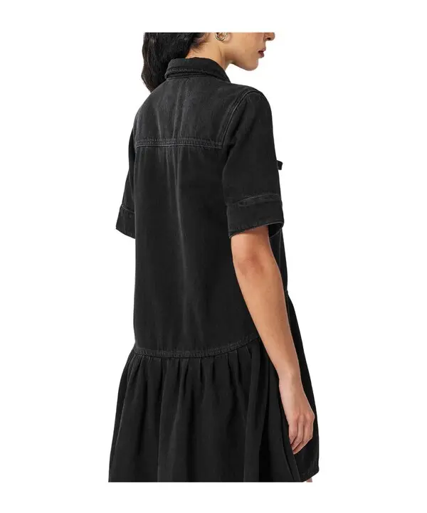 GANNI Button-up Denim Mini Dress