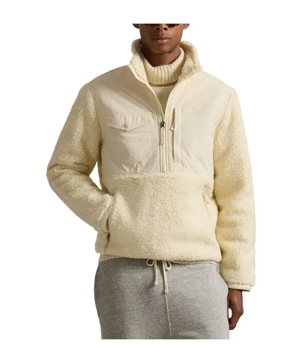 Polo Ralph Lauren Zip-up Fleece Jacket - Nude