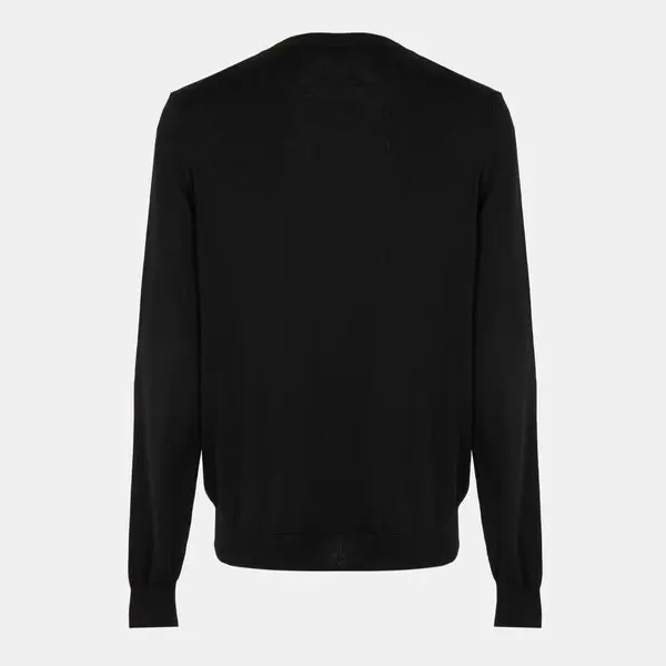 Alexander McQueen Knit Sweater With Red Lettering