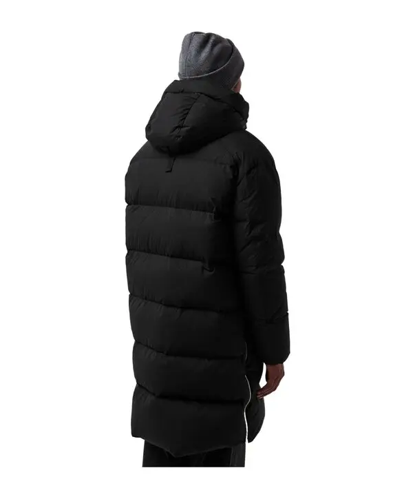 Moose Knuckles Mid-length Quilted Hooded Puffer Coat