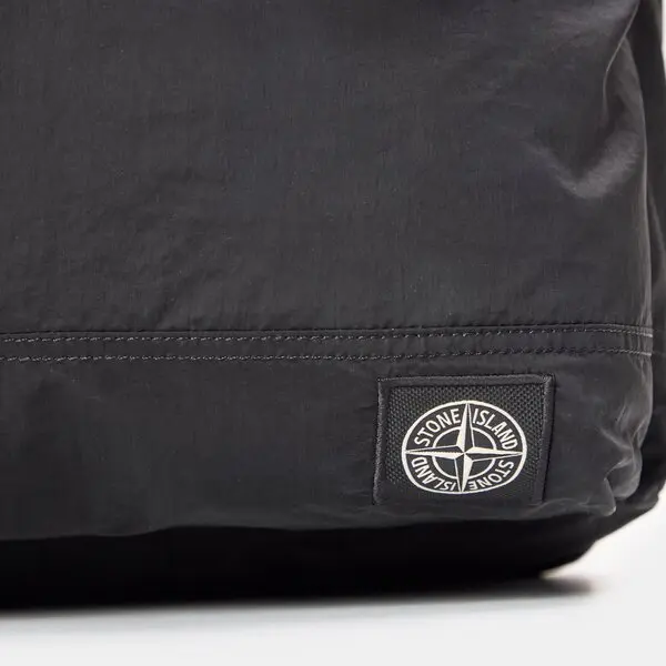 Stone Island Backpack With Zip Pocket - Black