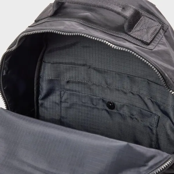 Stone Island Backpack With Zip Pocket - Black