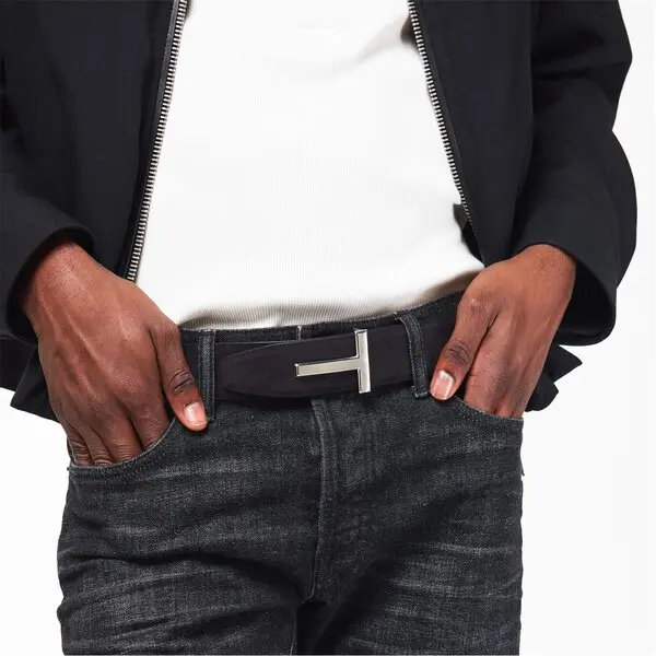 TOM FORD Metal T-buckle Belt