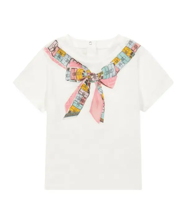 Fendi Printed Short-sleeved T-shirt - White