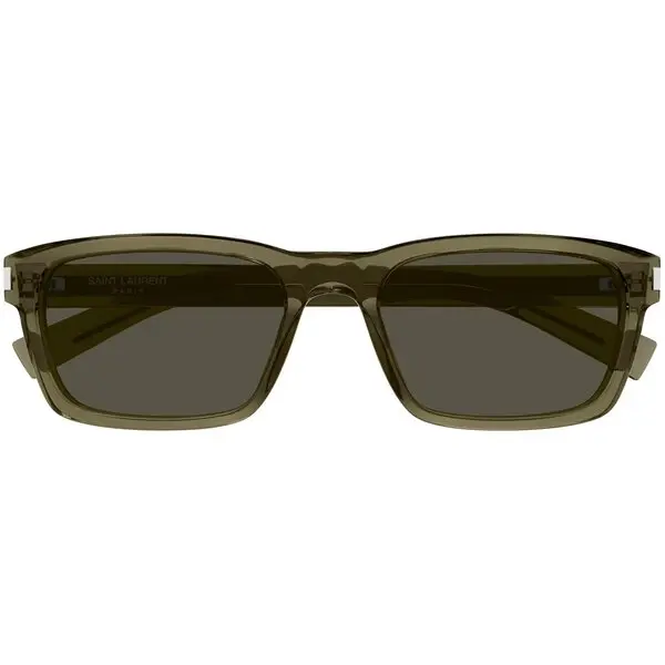 Saint Laurent Rectangle Frame Sunglasses - Green