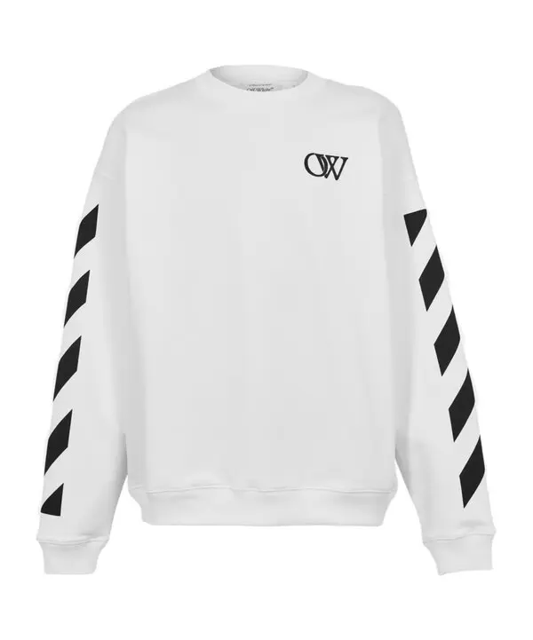Off-White Crew Neck Sweatshirt - White
