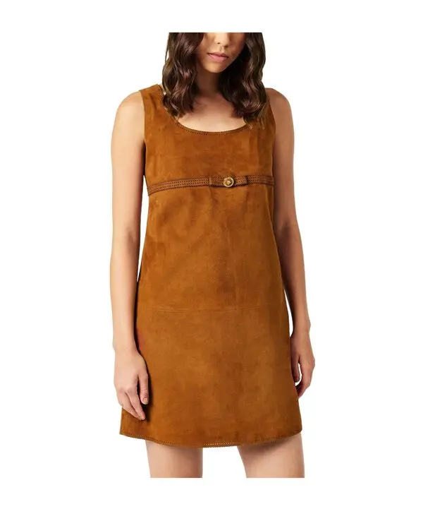 Versace Suede Mini Dress