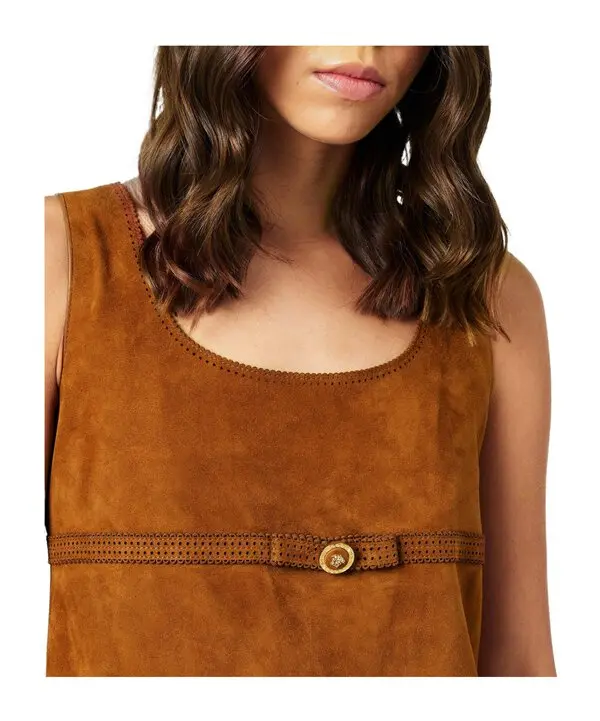 Versace Suede Mini Dress