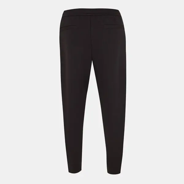Emporio Armani Minimalist Cuffed Woven Jogger Casual Pants
