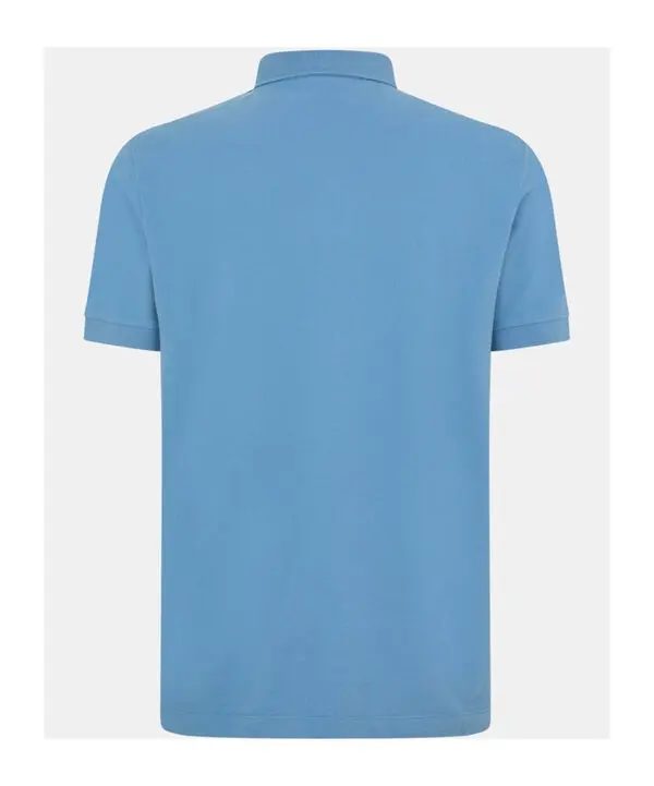 Stone Island Logo Polo Shirt - Blue