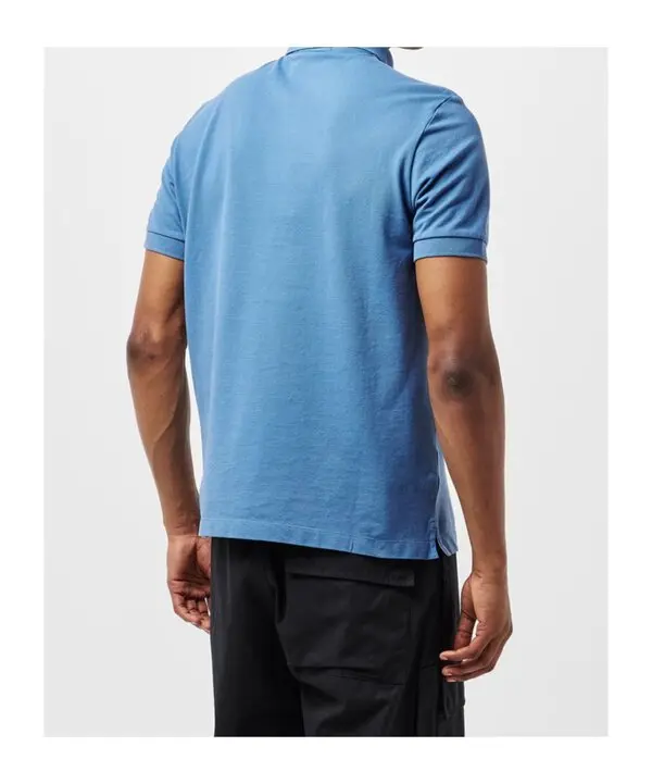 Stone Island Logo Polo Shirt - Blue