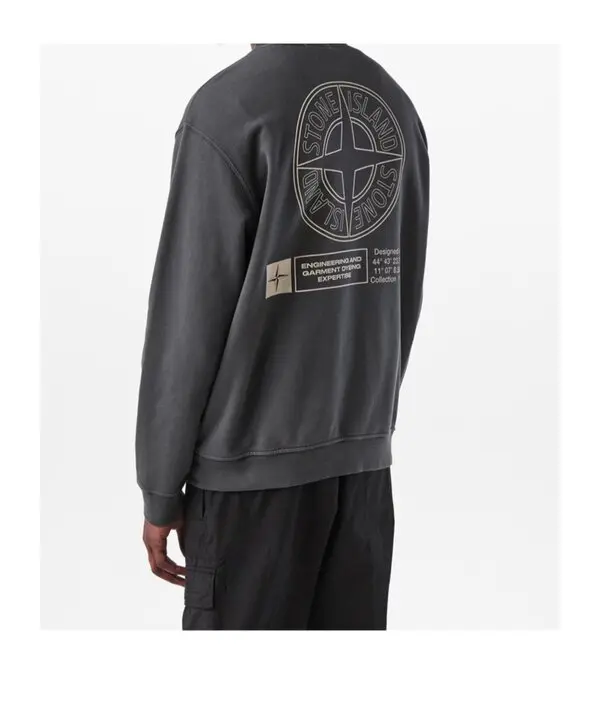 Stone Island Graphic Crew Neck Jumper
