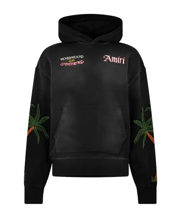 Amiri Over-the-head Hoodie - Black