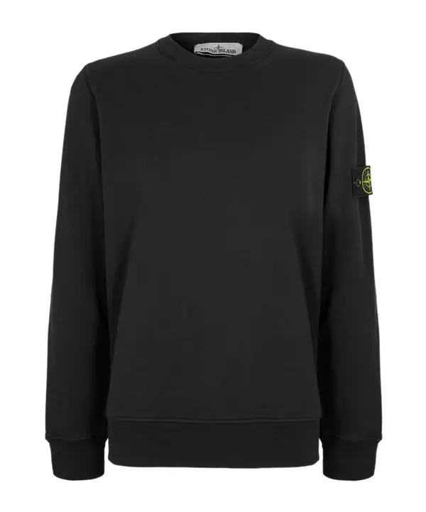 Stone Island Logo Crew Neck Sweatshirt
