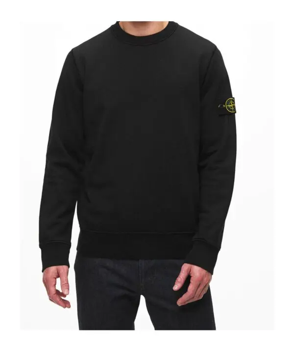 Stone Island Logo Crew Neck Sweatshirt