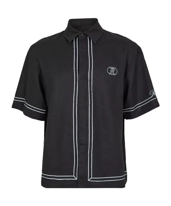 REPRESENT Rep Border Patterned Shirt