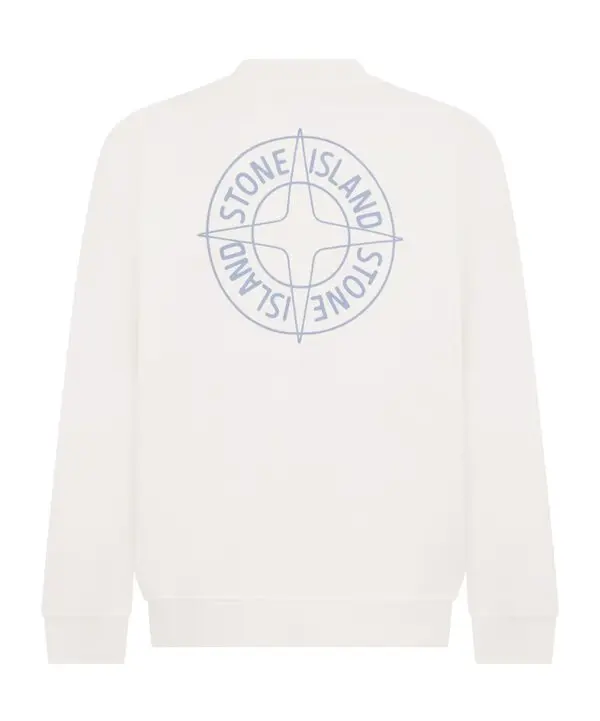 Stone Island Logo Crew Neck Sweatshirt