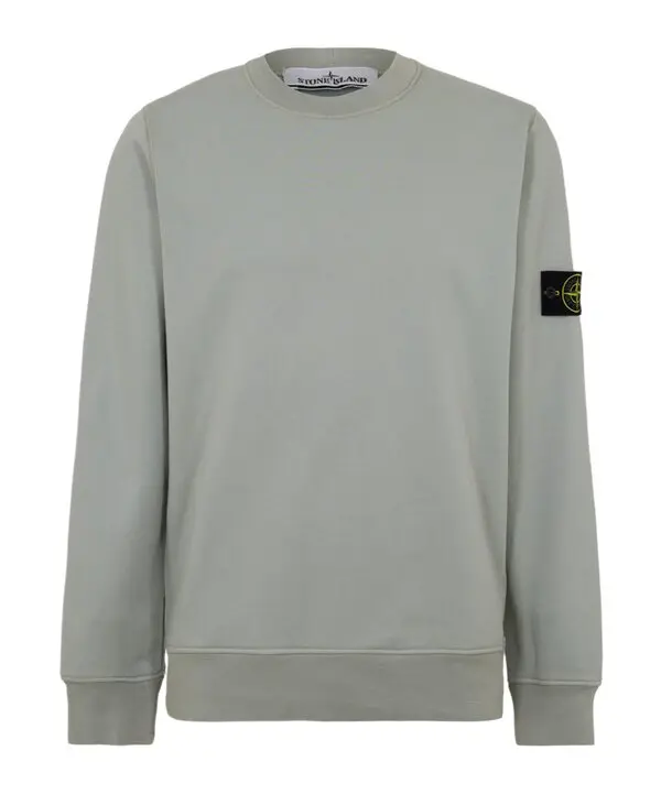 Stone Island Logo Crew Neck Sweatshirt