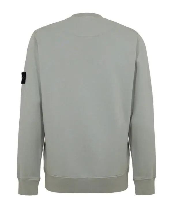 Stone Island Logo Crew Neck Sweatshirt