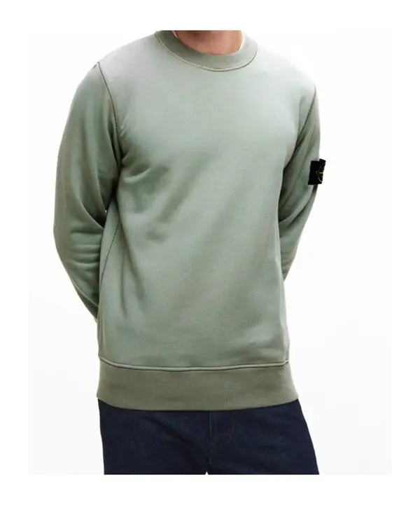 Stone Island Logo Crew Neck Sweatshirt