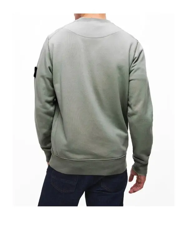 Stone Island Logo Crew Neck Sweatshirt