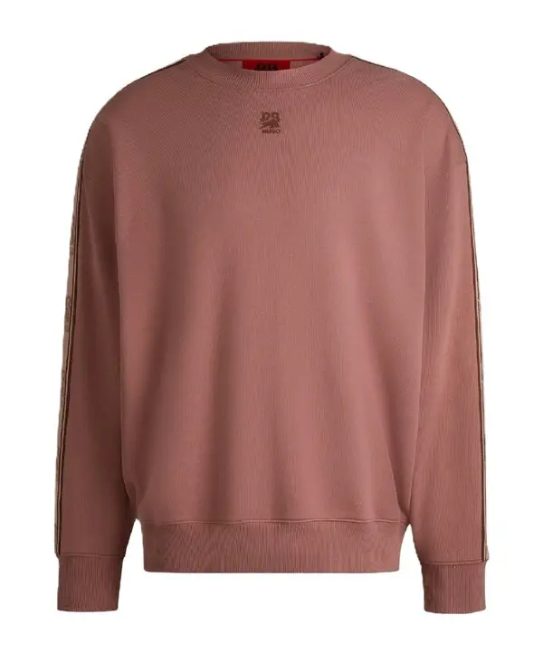 Hugo Boss Solid-color Cotton Sweatshirt