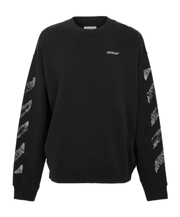 Off-White Scrib Skate Crew Sweatshirt