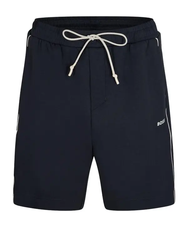 Hugo Boss Fleece Shorts With Elastic Waist