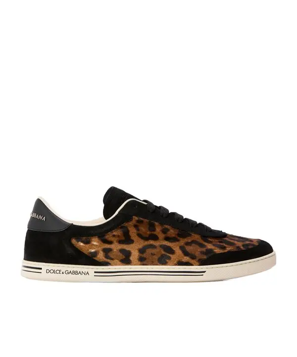 Dolce & Gabbana Leopard Print Low-top Trainers