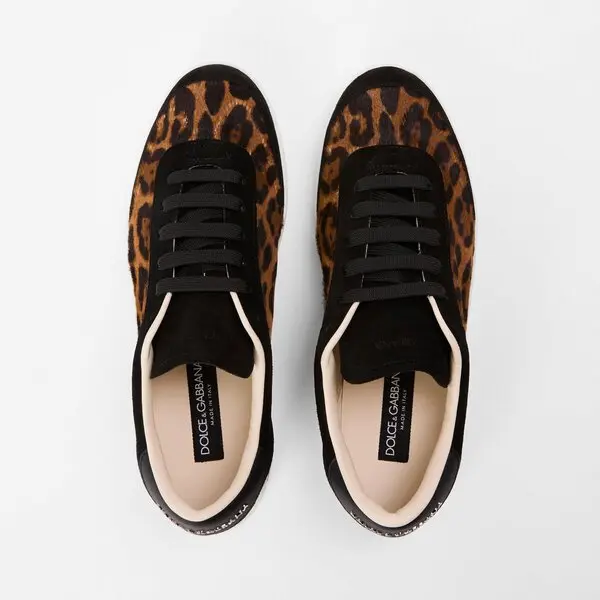 Dolce & Gabbana Leopard Print Low-top Trainers