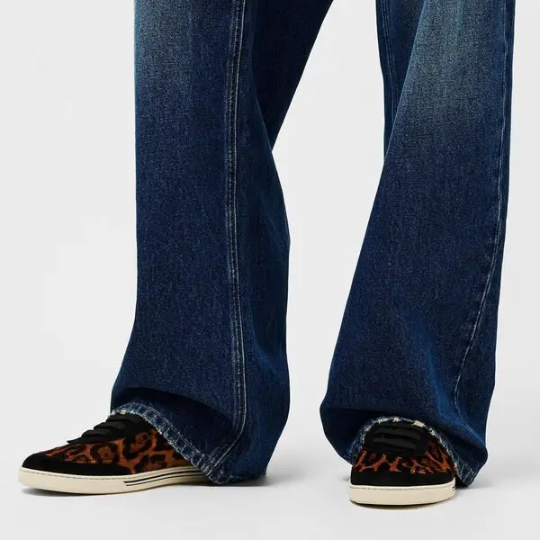 Dolce & Gabbana Leopard Print Low-top Trainers