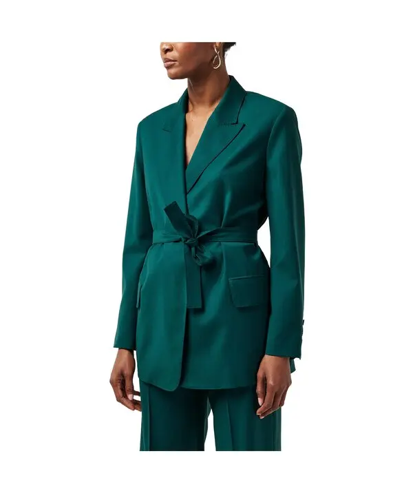 Max Mara Belted Structured Blazer
