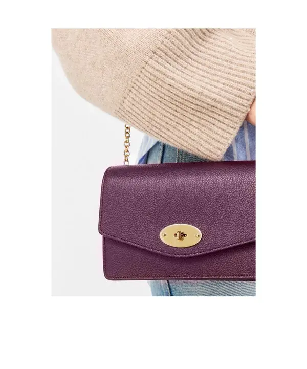 Mulberry Small Crossbody Bag With Turn Lock - Red